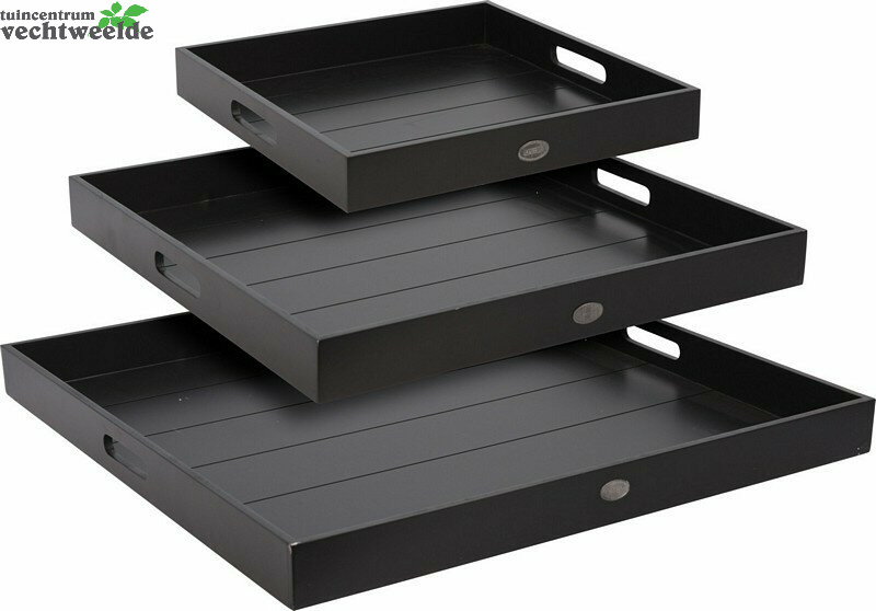 DIENBLAD HOUT ZWART L per stuk - Tuincentrum Vechtweelde